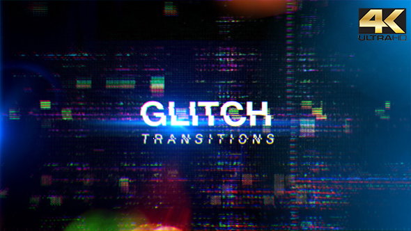 Glitch Transitions 4K, Motion Graphics | VideoHive